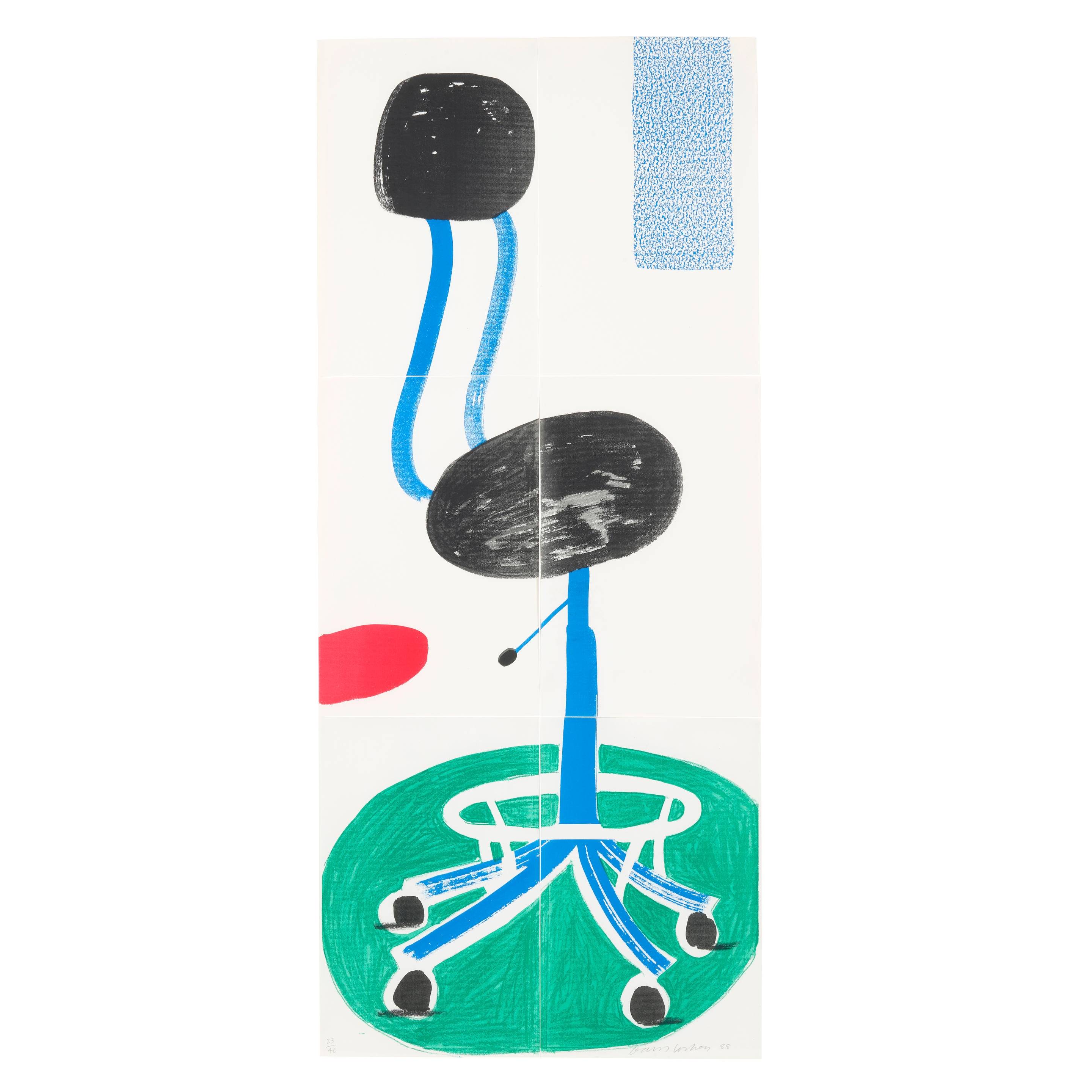 David Hockney | Office Chair (1988) | MutualArt