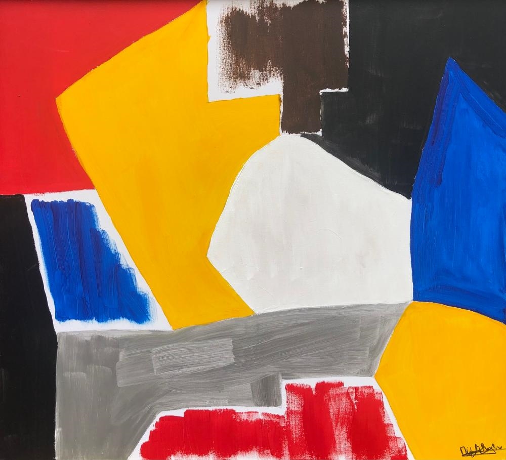Miroslav Raveline | Abstract composition | MutualArt