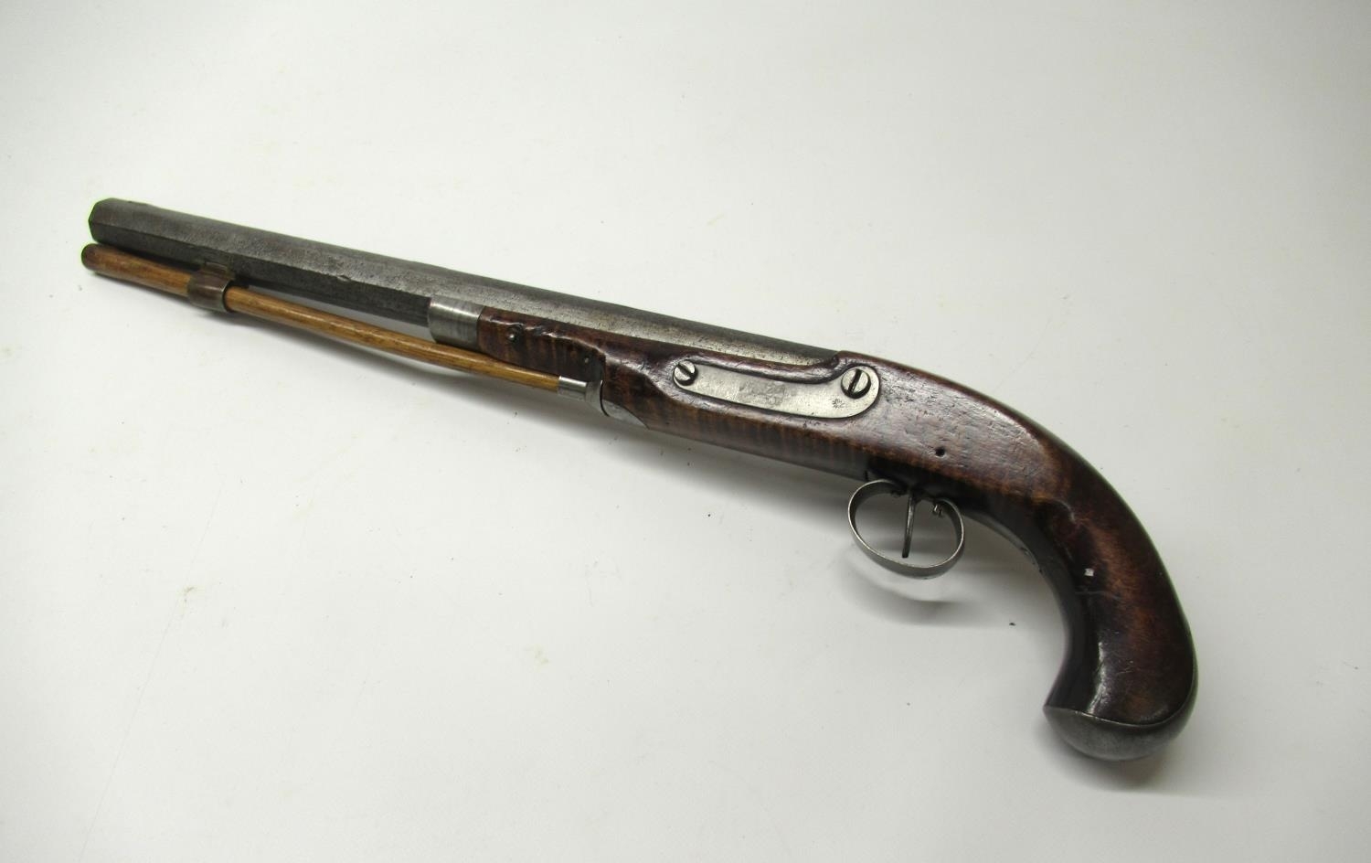 Gilbert | Unusual early to midth century Kentucky percussion pistol ...