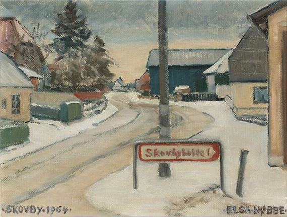 Elsa Nobbe | Skovby (1964) | MutualArt