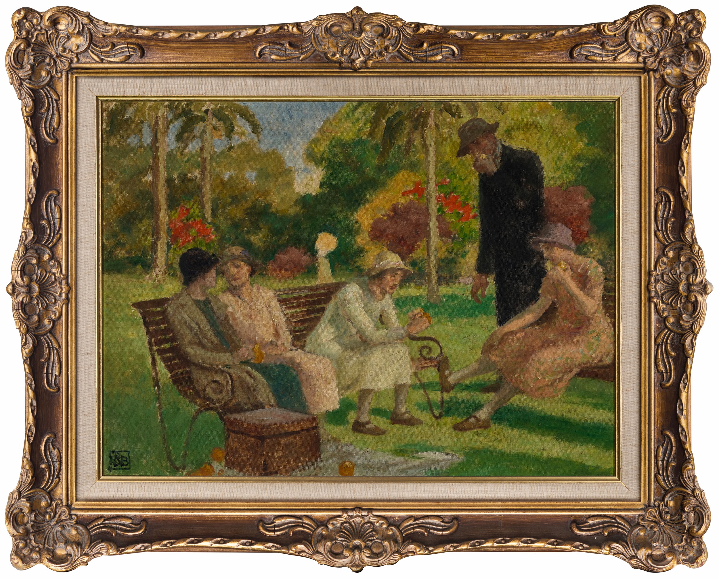 Rupert Bunny | Melbourne Botanic Gardens(also known as Scene in ...