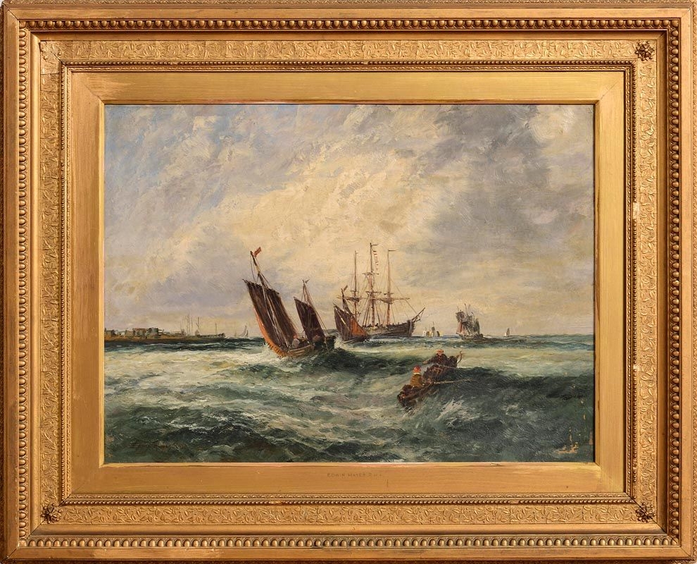 Edwin Hayes | The Pilot Boat | MutualArt