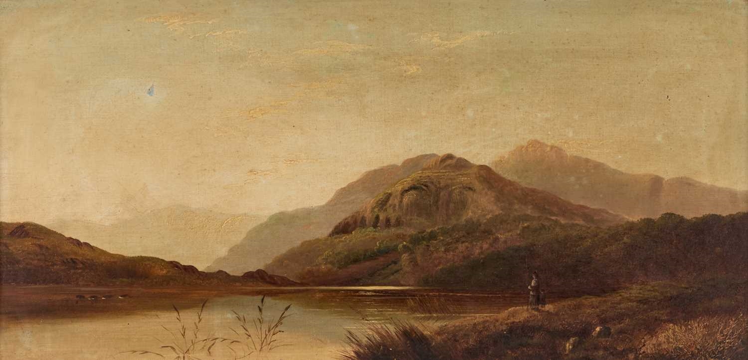 Charles Leslie | 1890) A PAIR OF LAKE LANDSCAPES | MutualArt