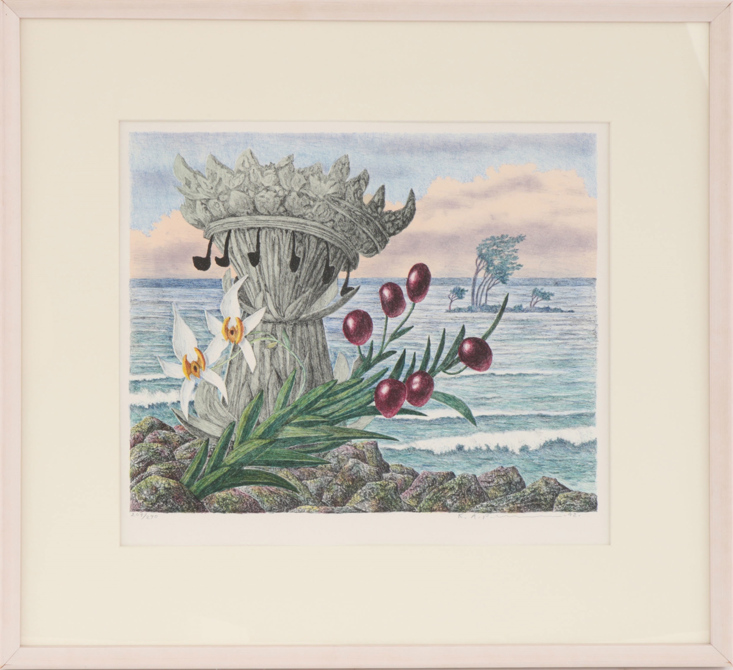 Karl Axel Pehrson | Landskap med blommor (92) | MutualArt