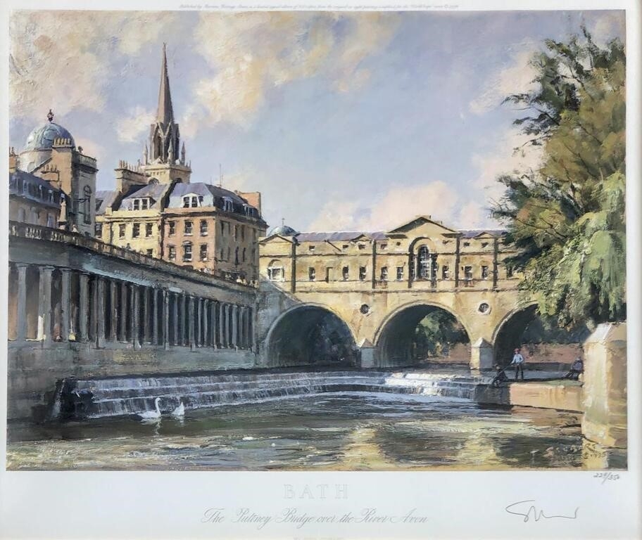 John Stobart | John Stobart Print Pulteney Bridge Bath England (1995 ...