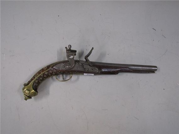 William Russell Flint | ANTIQUE FLINT LOCK PISTOL,CM L | MutualArt