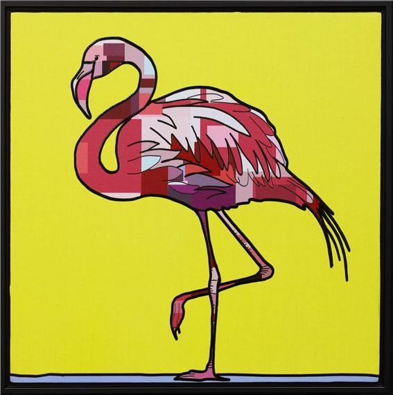 Rick Mills | Flamingo (2022) | MutualArt