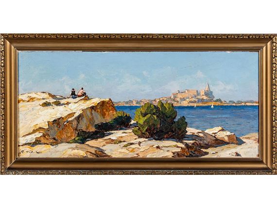 Gustave Vidal | L'Etang à Fos-sur-Mer | MutualArt