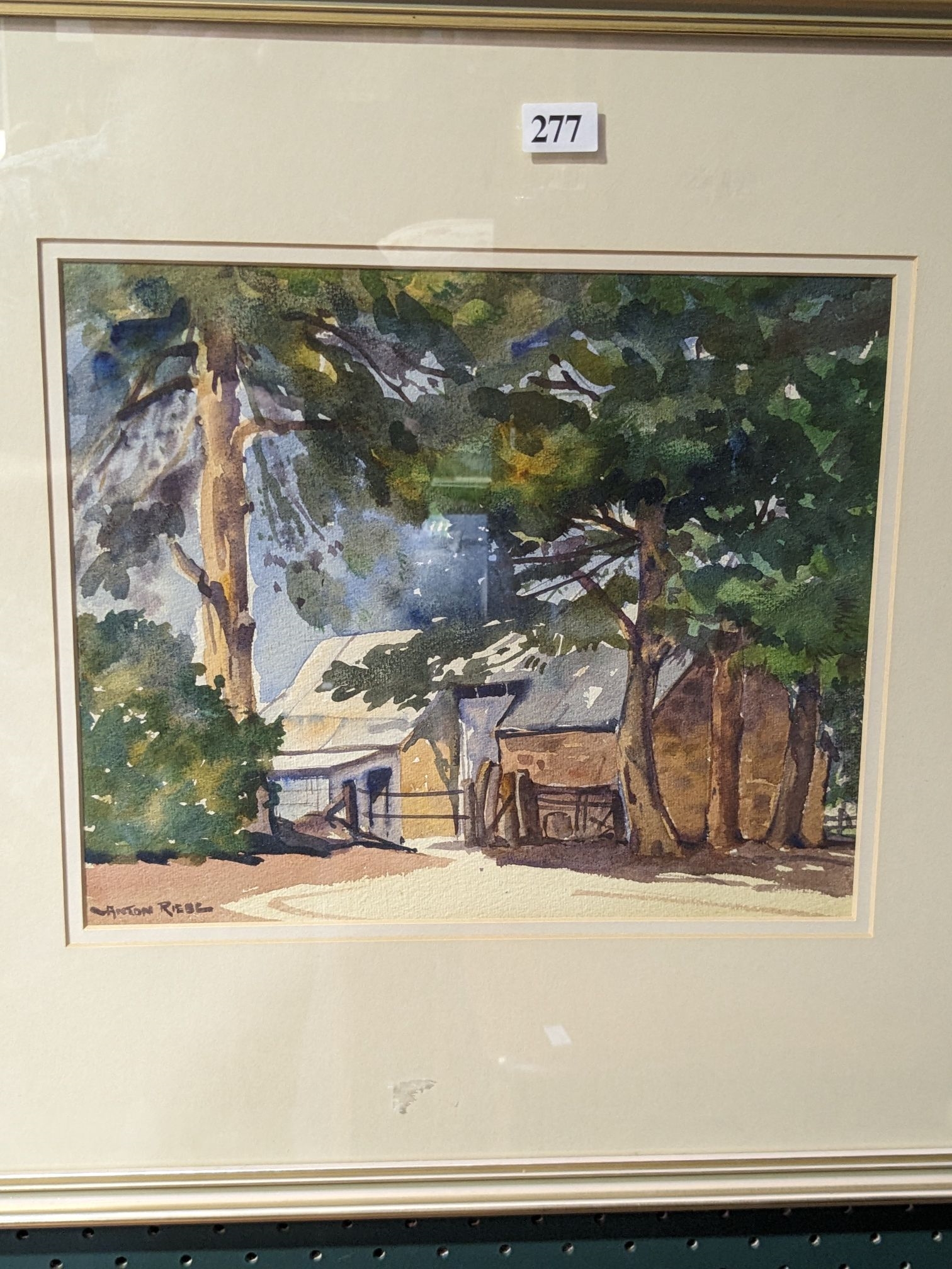 Anton David Riebe | Farm Building | MutualArt