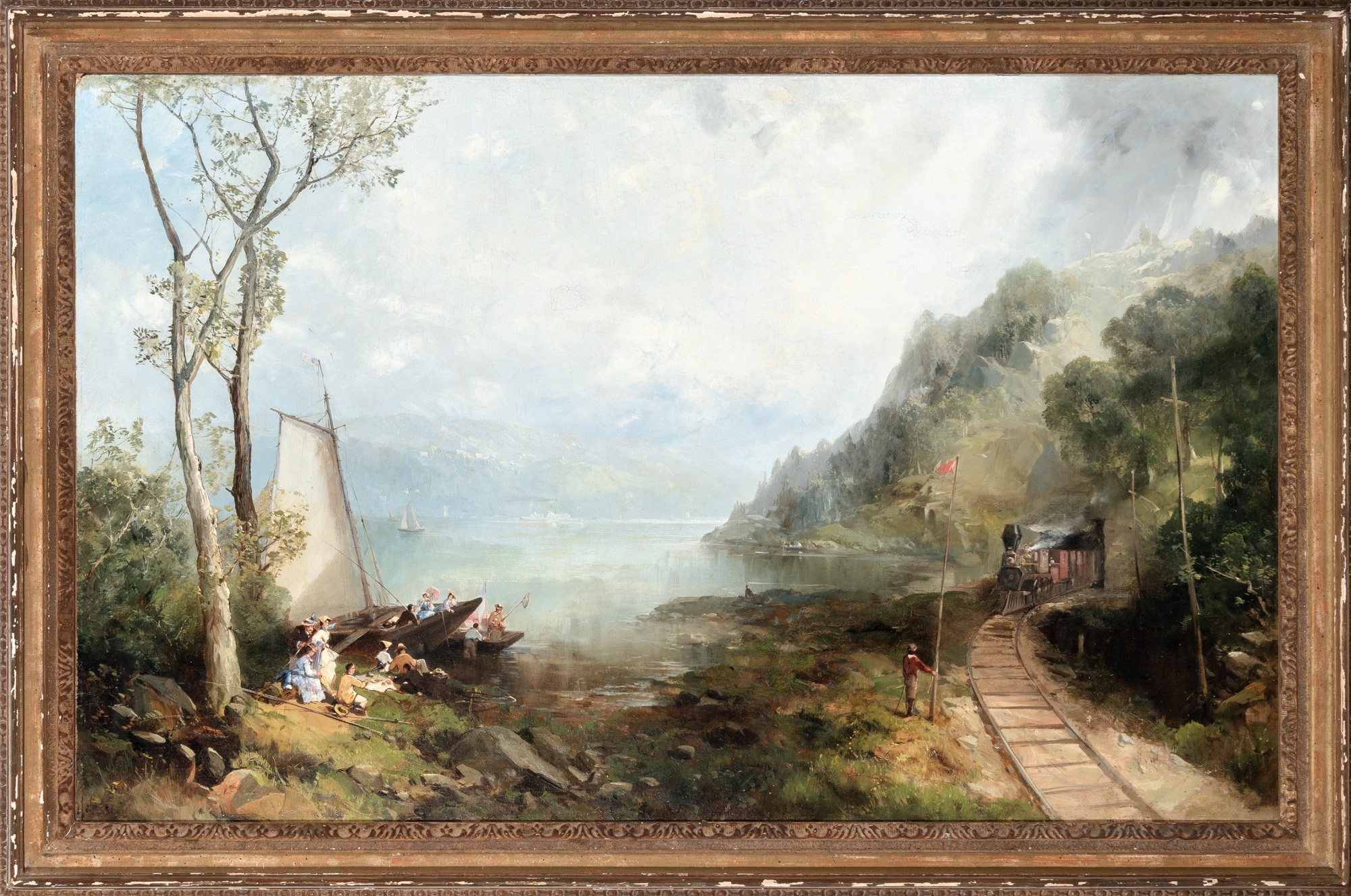 Andrew Melrose | Boating Party at Anthony's Nose | MutualArt