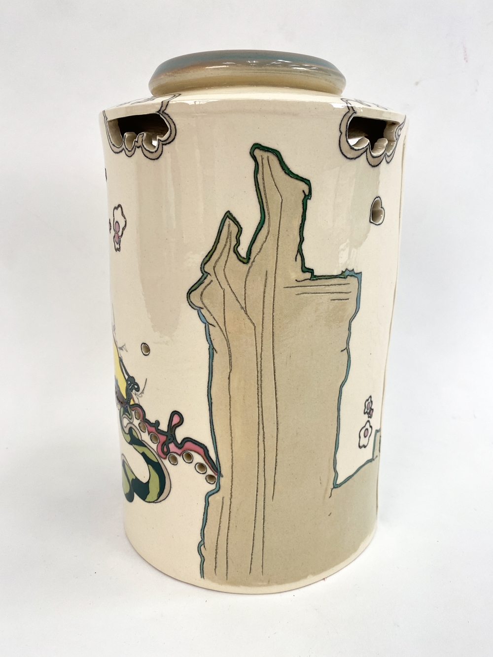Robert Palusky | ROBERT PALUSKY STUDIO ART POTTERY VASE | MutualArt