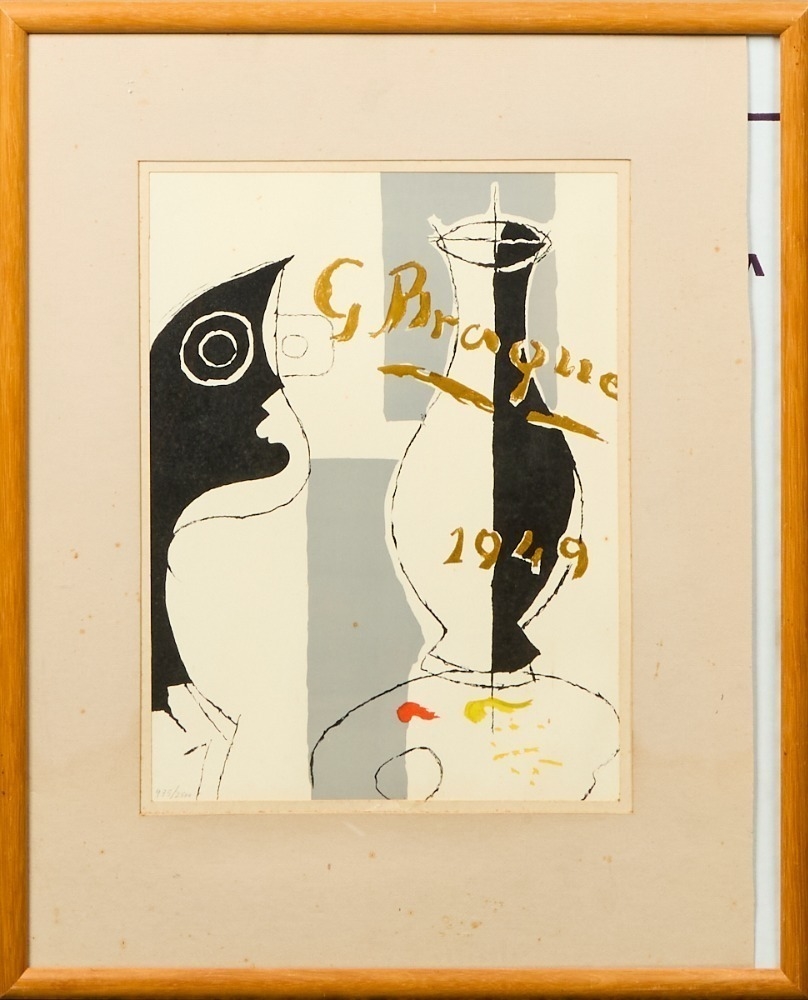 Georges Braque | A Georges Braque Art Print 1962 Derriere Le Miroir 975 ...