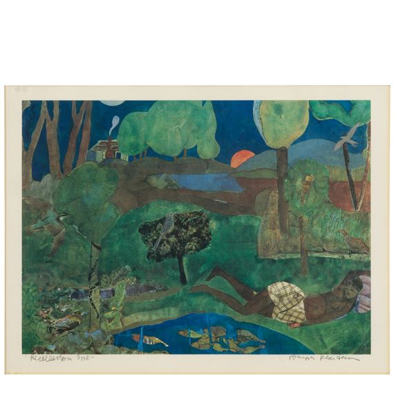 Romare Bearden | Recollection Pool (1968 - 1971) | MutualArt