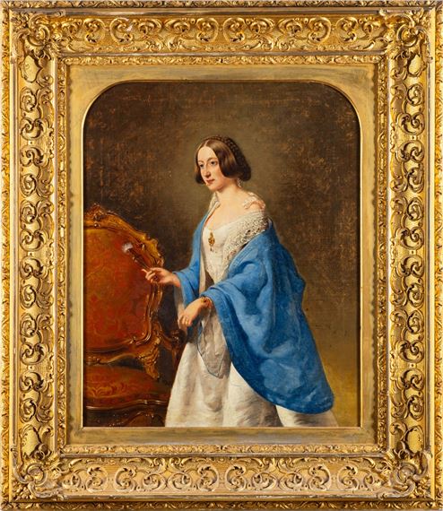 William Duffield | Portrait of Elizabeth Rozenburg of Bath, the artist ...