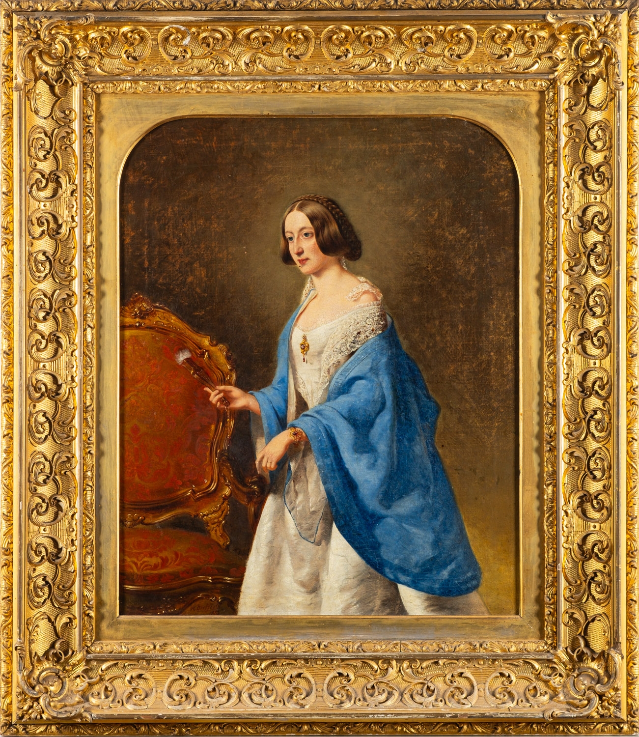 William Duffield | Portrait of Elizabeth Rozenburg of Bath, the artist ...