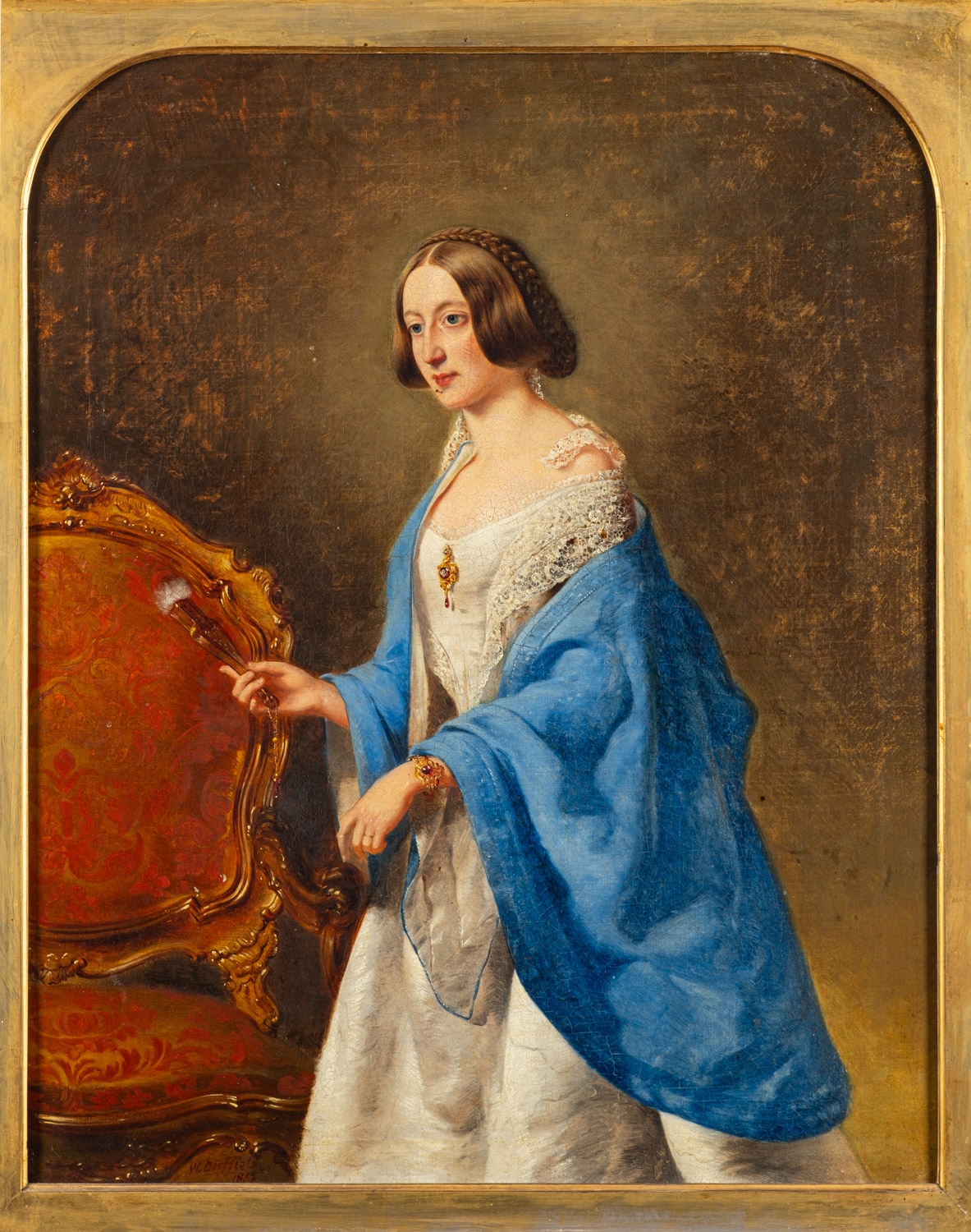 William Duffield | Portrait of Elizabeth Rozenburg of Bath, the artist ...