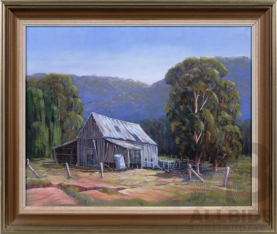 Allan Wright | Old Woolshed | MutualArt
