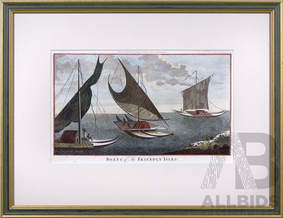 William Hodges | Boats of the Friendly Isles (1787) | MutualArt