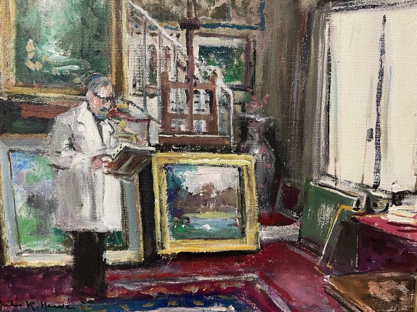 Jules René Hervé | Jules René HERVE (1887-1981) The painter in his ...