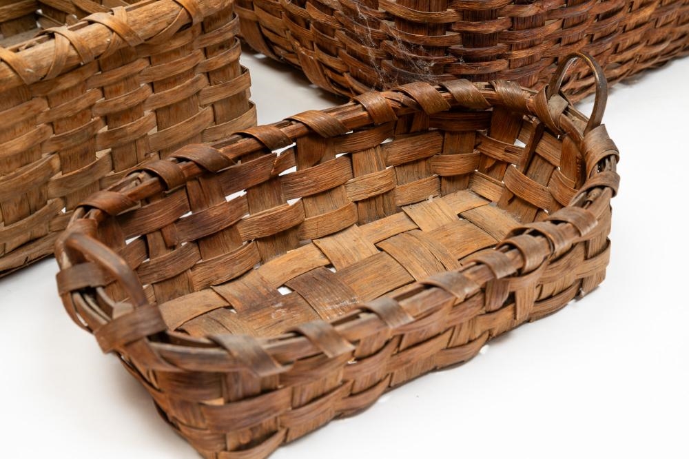 American School, 20th Century | FOUR SPLINT BASKETS | MutualArt