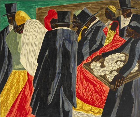 Jacob Lawrence | Flower Woman (1948) | MutualArt