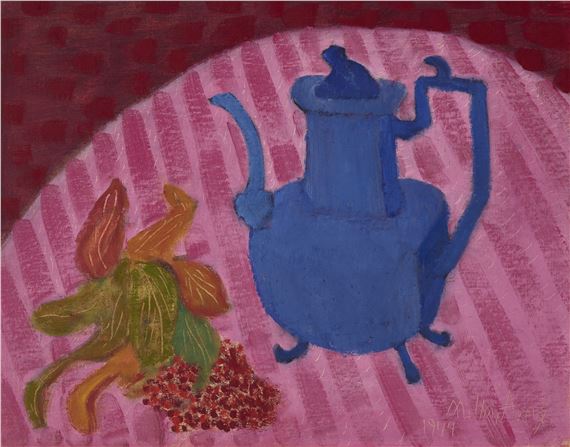 Milton Avery | Blue Teapot (1949) | MutualArt