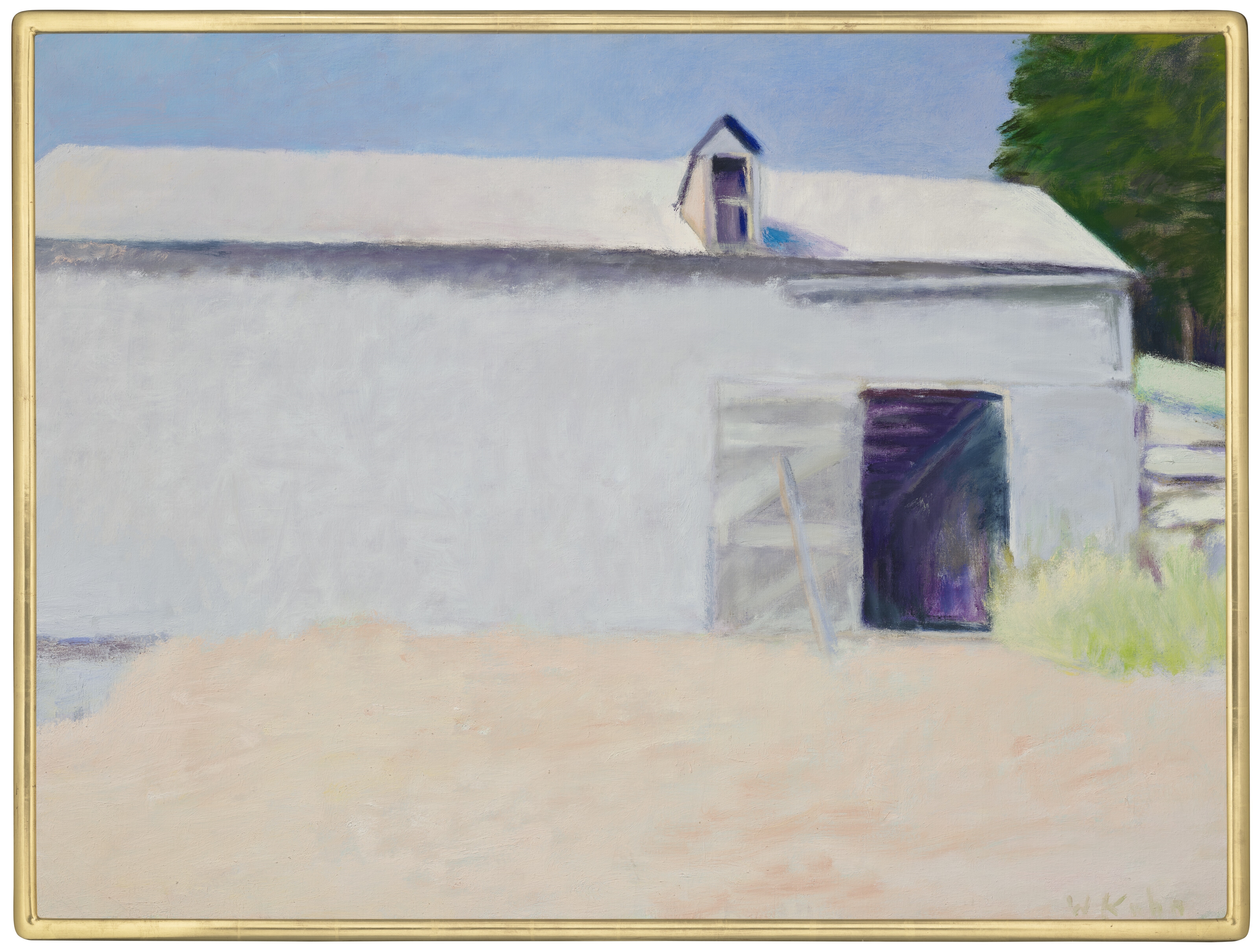 Wolf Kahn | Barn in Early Summer (1982) | MutualArt