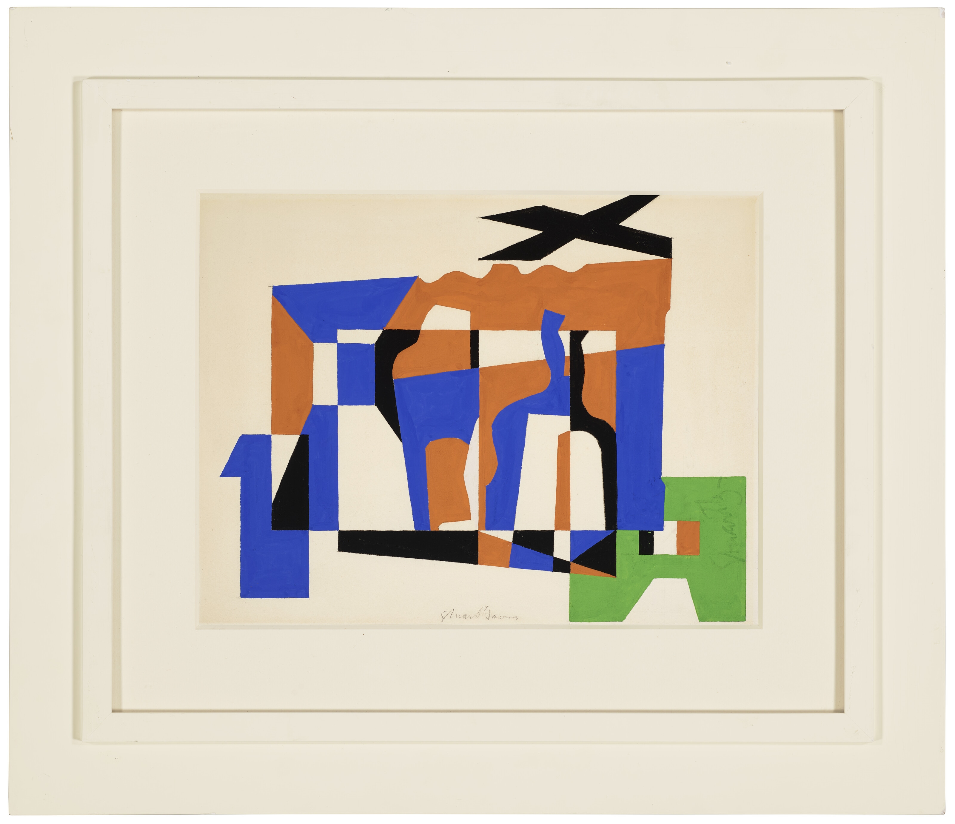 Stuart Davis | Underpass #2 (1955) | MutualArt
