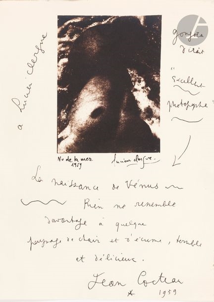 Jean Cocteau | Autograph poem, Phénixologie. Poem-preface anamorphoses ...
