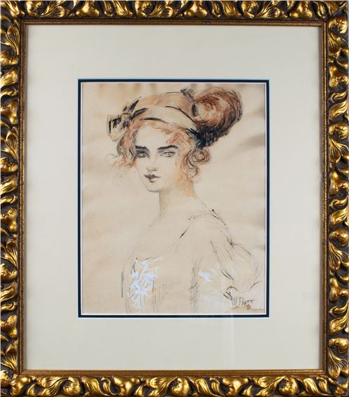 MANDY RICE DAVIES | Portrait of a redheaded girl (Early 20th Century ...