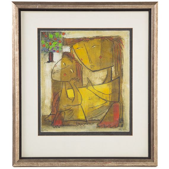 Ángel Botello | Mother and Child (1913) | MutualArt