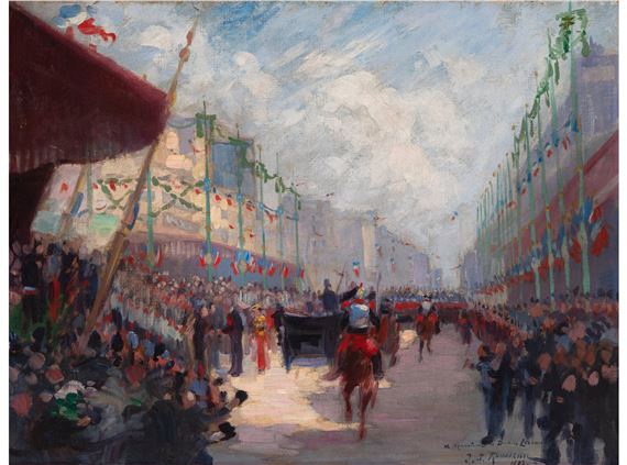 Jean-Jacques Rousseau | Bastille Day (1887) | MutualArt