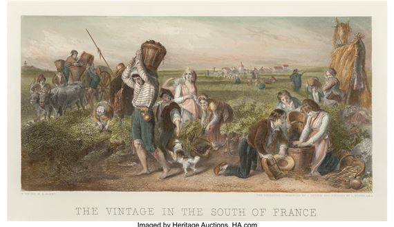 Thomas Uwins | The Vintage in the South of France | MutualArt