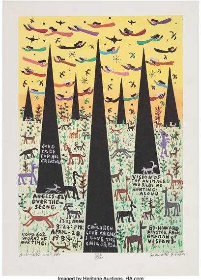 Howard Finster | Animal World | MutualArt