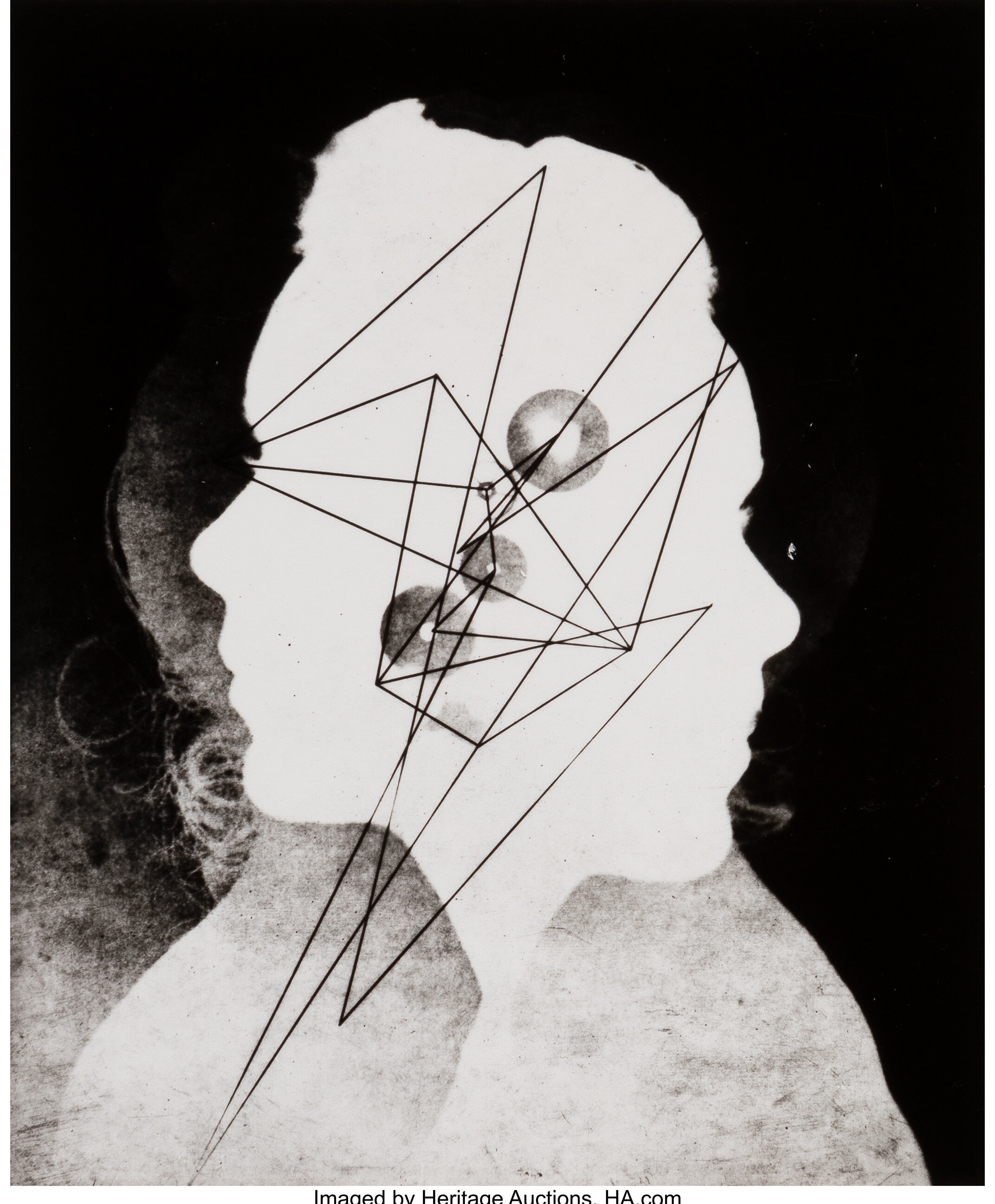 György Kepes | Untitled (Face Abstract (1939) | MutualArt