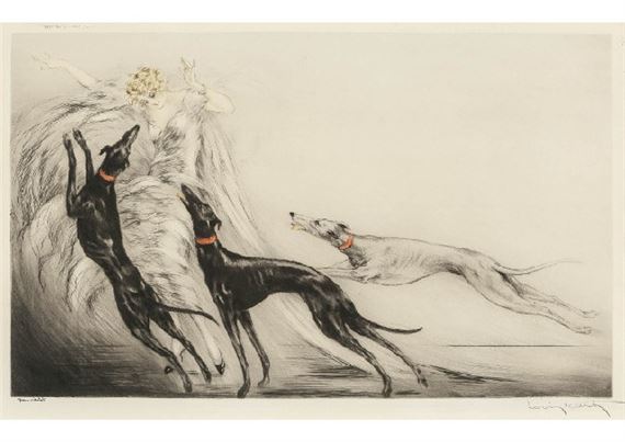 Louis Icart | Hunting II (1929) | MutualArt