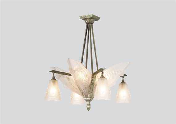 Gérard Ernest Schneider | Art deco style ceiling lamp | MutualArt