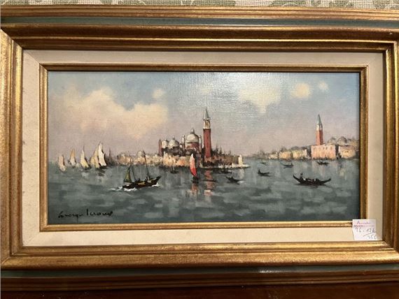Georges Leroux | The lagoon in Venice | MutualArt