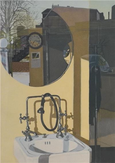Nancy McIntyre | Barbershop Mirror | MutualArt