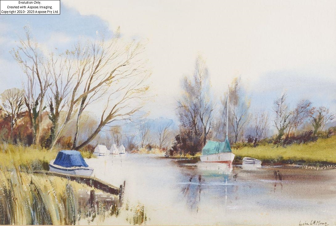 Leslie L. Hardy Moore | A Quiet Mooring | MutualArt