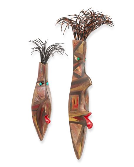 A. Jeffrey Zigulis | Two Dream Masks | MutualArt