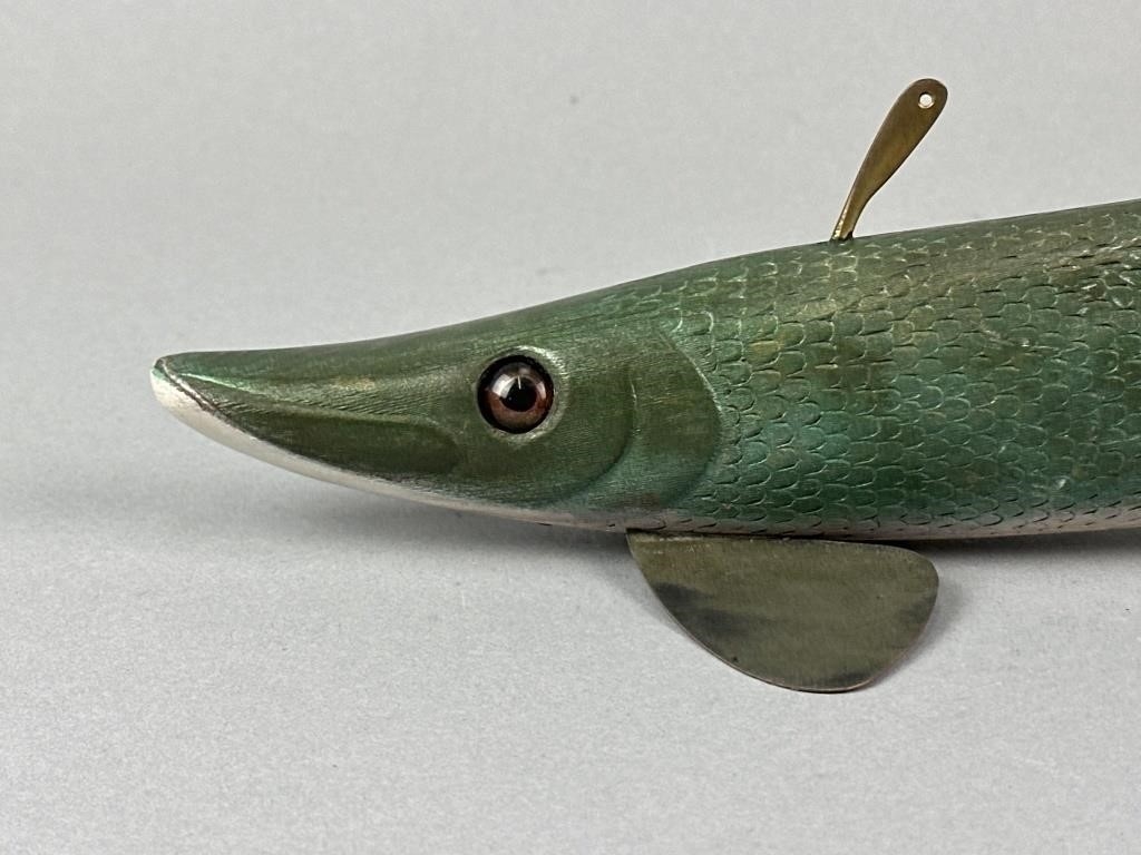 Harold Rickert | Harold Rickert Northern Pike Spearing Decoy | MutualArt