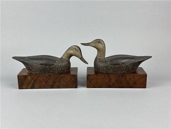 Dr. Louis Webb Hill | Dr. Louis Webb Hill Pr of Black Duck Bookends ...