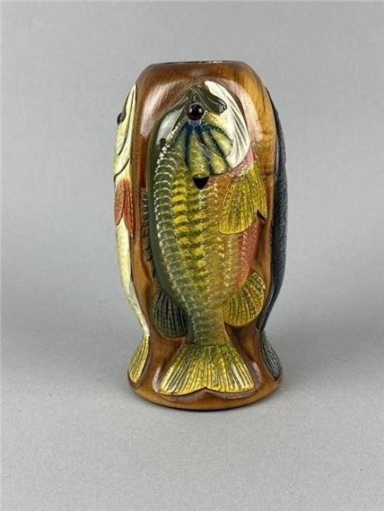 Carl Christiansen | Carl Christiansen Fish Vase | MutualArt