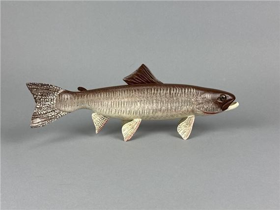 Carl Christiansen | Carl Christiansen Hand Carved Trout | MutualArt