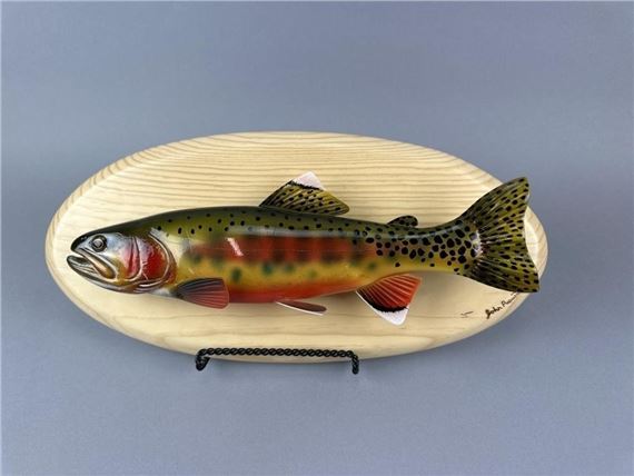 John Pususta | John Pususta Golden Trout Plaque (2004) | MutualArt
