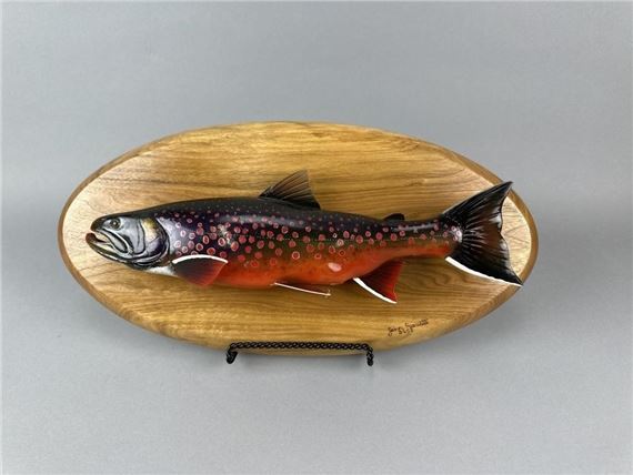 John Pususta | John Pususta Arctic Char Trout Plaque (2003) | MutualArt