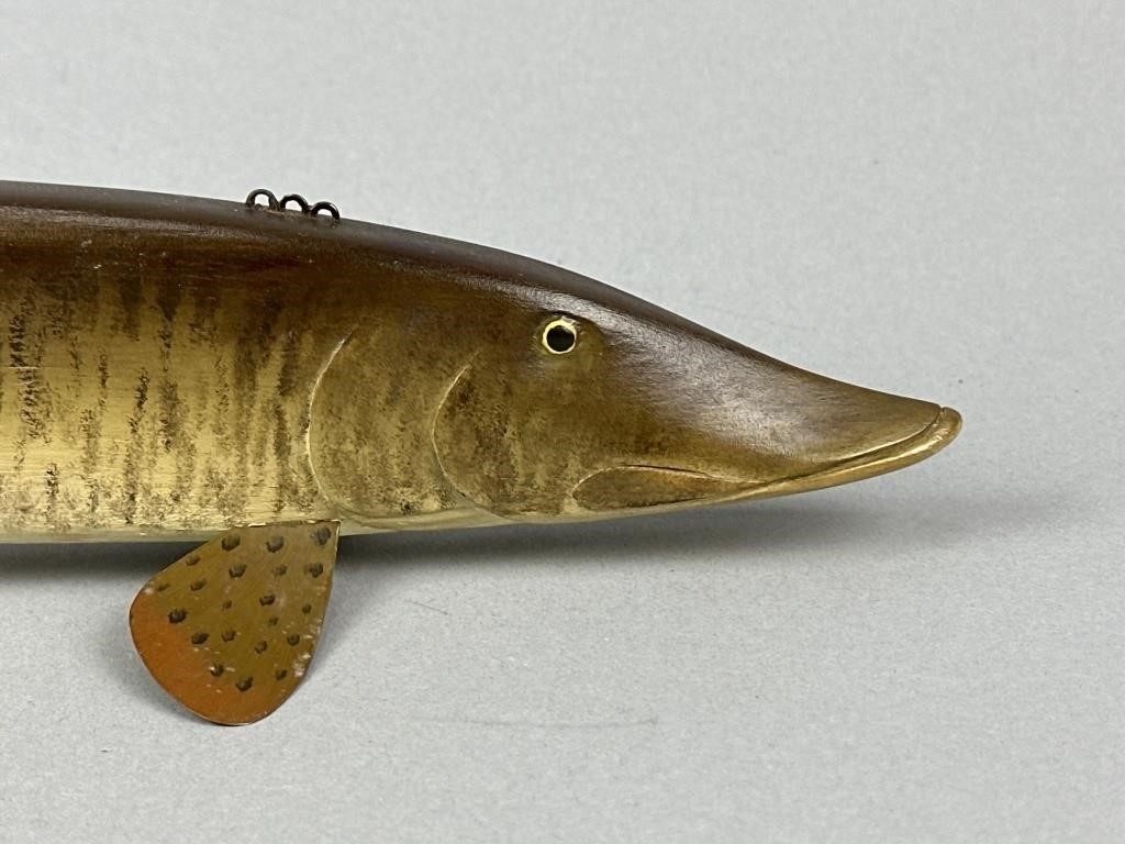 Rich Treml | Rich Treml Muskie Spearing Decoy | MutualArt