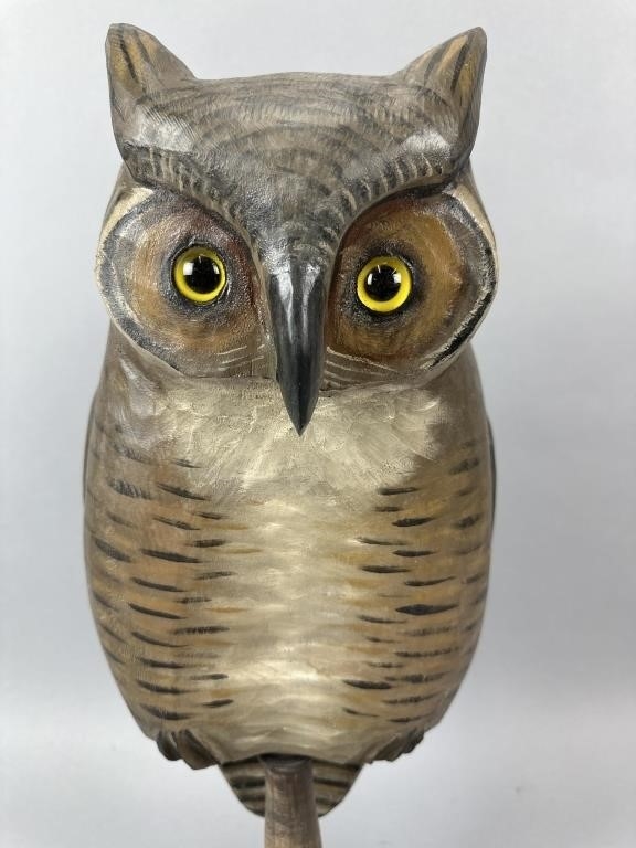 Mike Borrett | Mike Borrett Great Horned Owl | MutualArt
