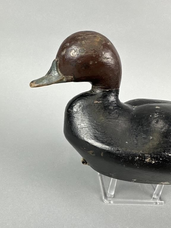 Nathaniel Quillen | Nate Quillen Redhead Drake Duck Decoy | MutualArt